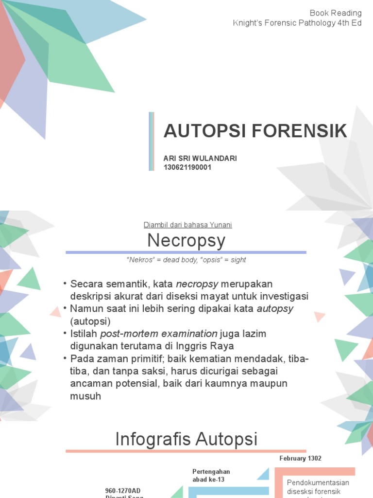 Book Reading - 1. The Forensic Autopsy | PDF