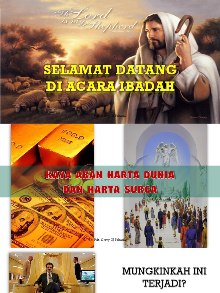 Kaya Akan Harta Dunia Dan Harta Surga | PDF