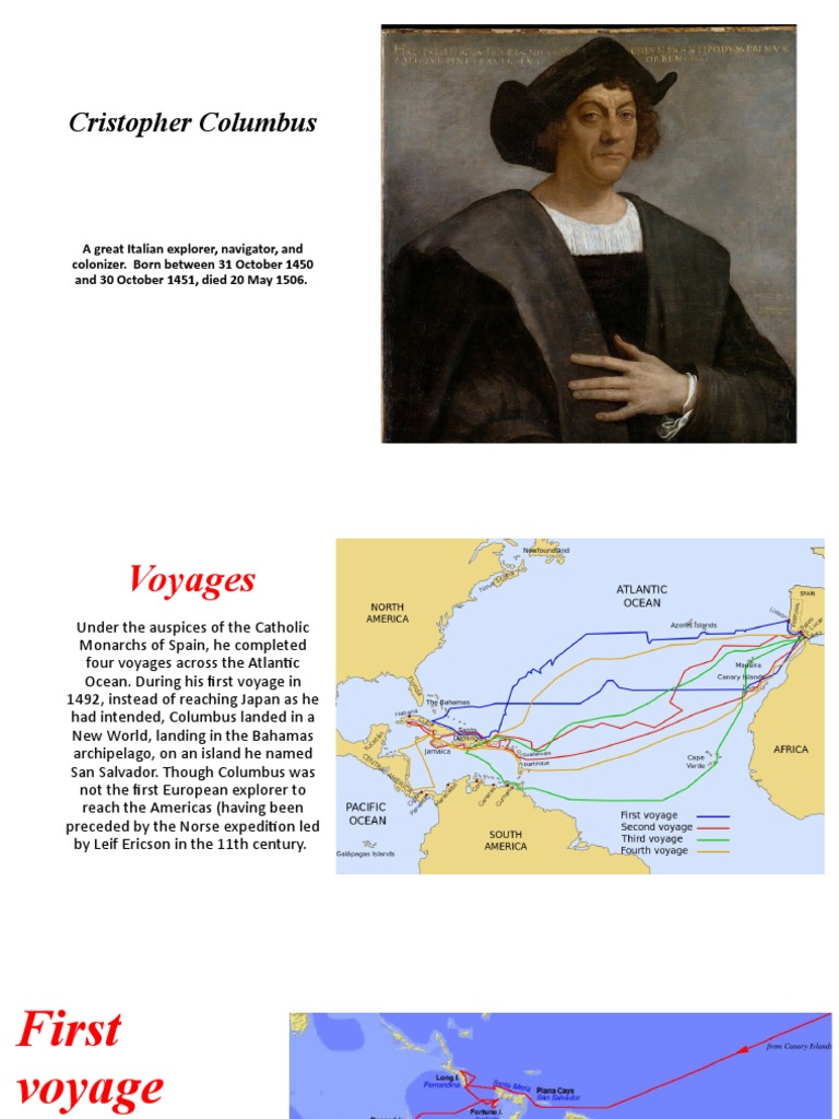 Cristophor Columbus | PDF | Christopher Columbus | Voyages Of Christopher Columbus