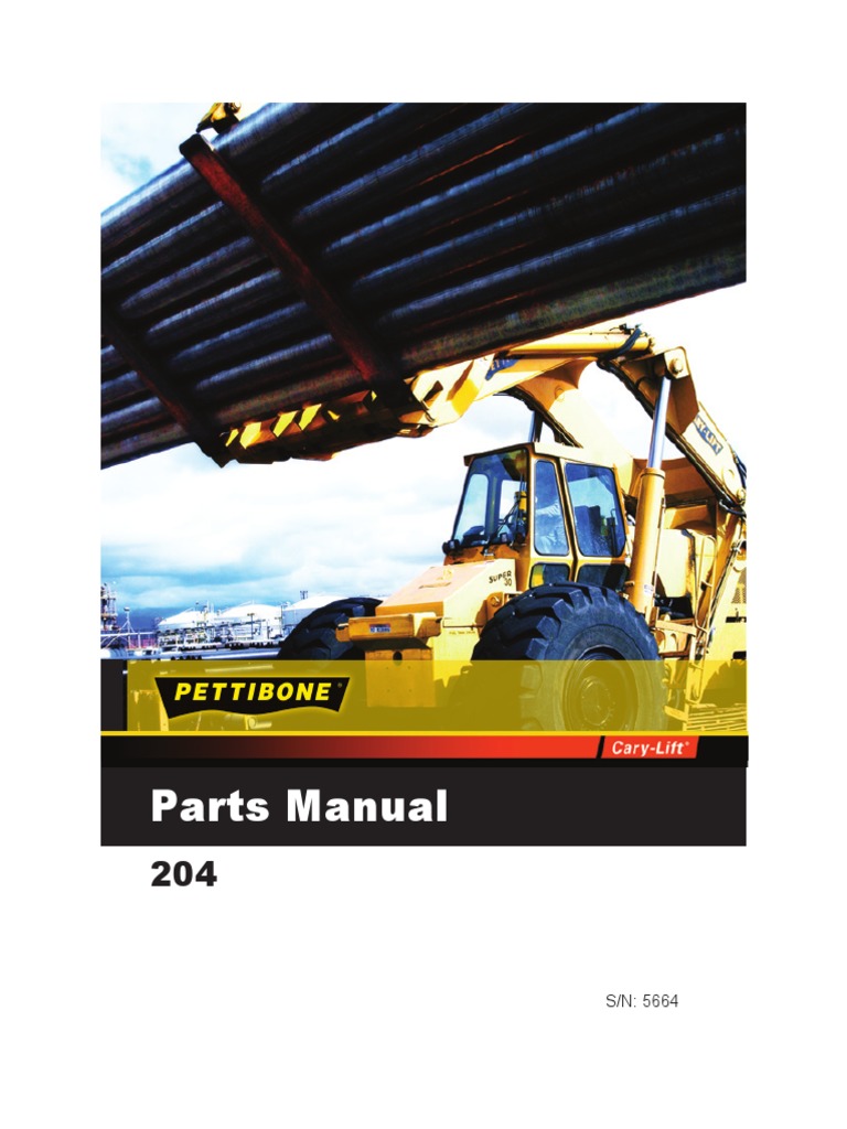 Pettibone Parts Manual 204 S/N: 5664 | PDF | Screw | Axle