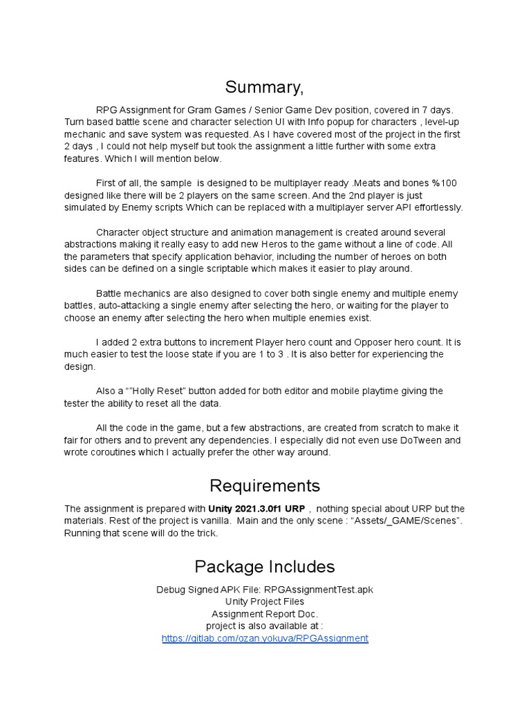 Rpg Assignment Pdf Class Computer Programming Inheritance Object Oriented Programming 6716