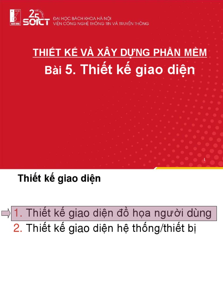 05 Thiet Ke Giao Dien | PDF