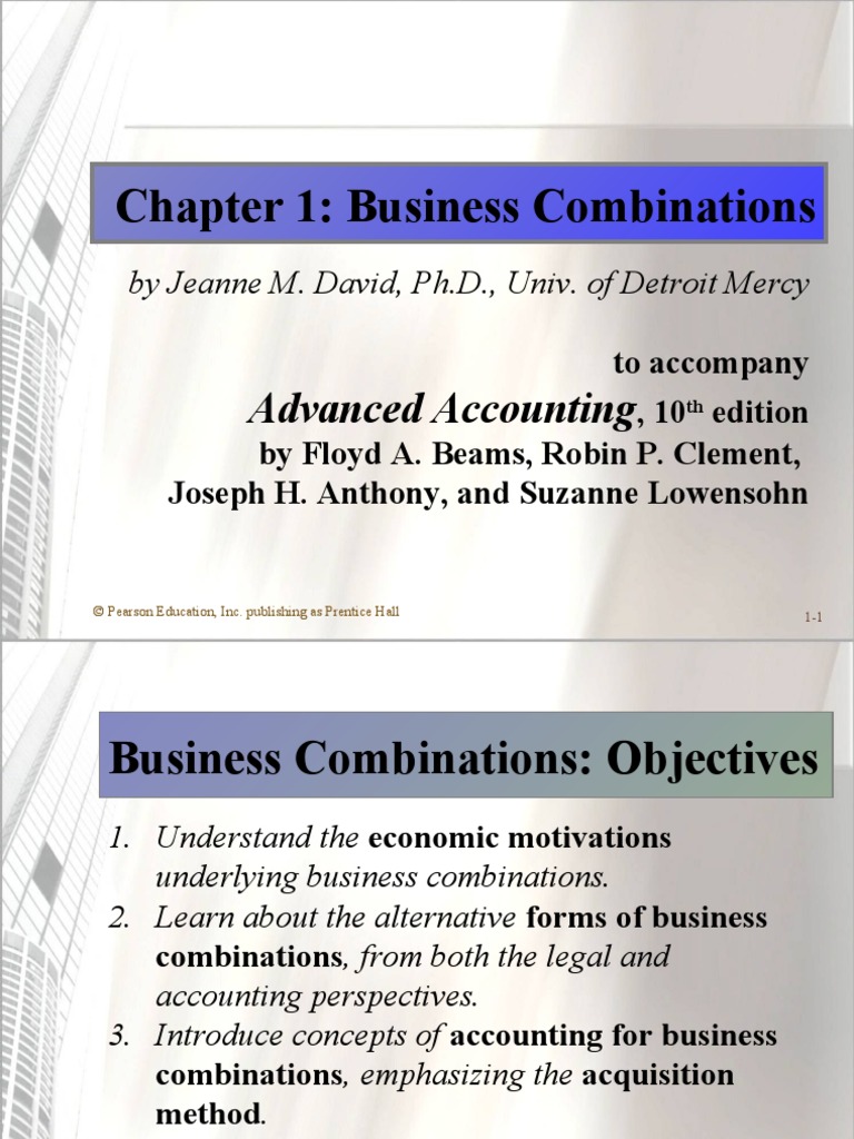 CH 1 - Business - Combinations | PDF | Goodwill (Accounting) | Fair Value