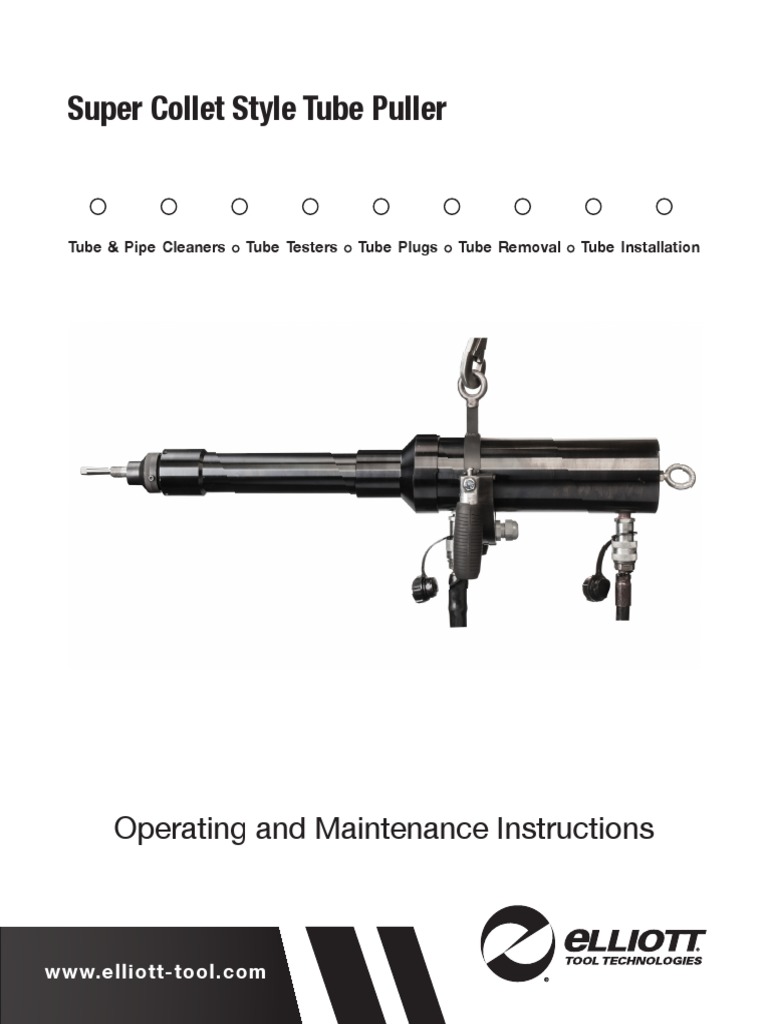TM-127 Collet Tube Puller | PDF | Tools | Manufactured Goods