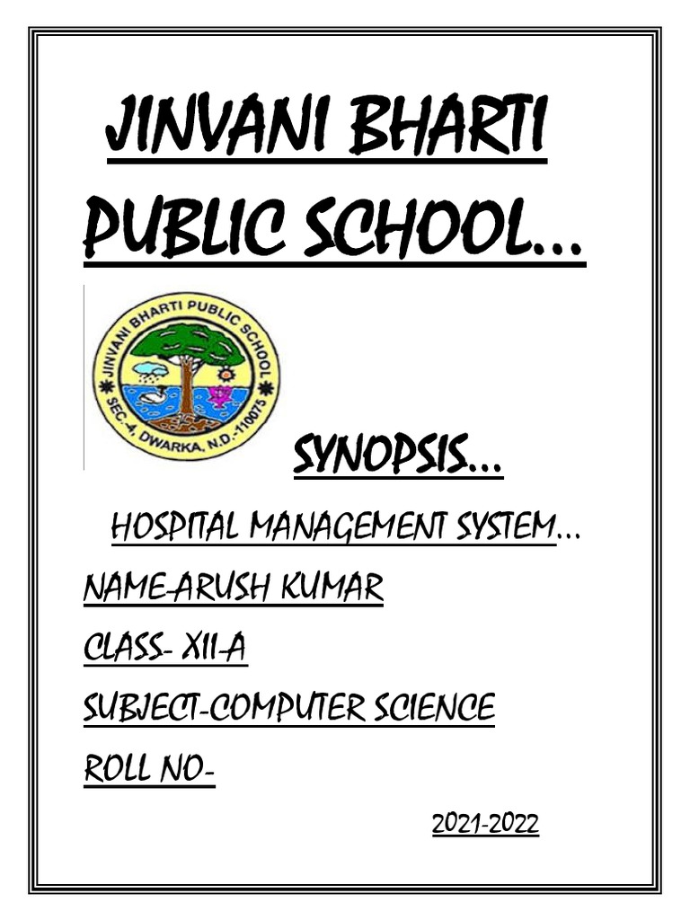 Final Compter Synopsis 2.0 | PDF | Python (Programming Language ...