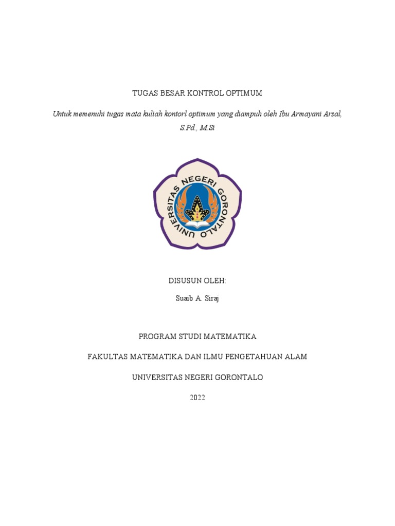 Kontrol Optimum | PDF