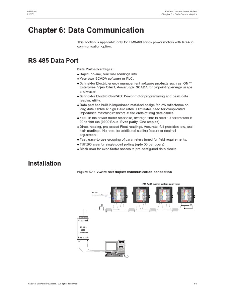 EM 6433 Series Communication | PDF | Ac Power | Network Topology