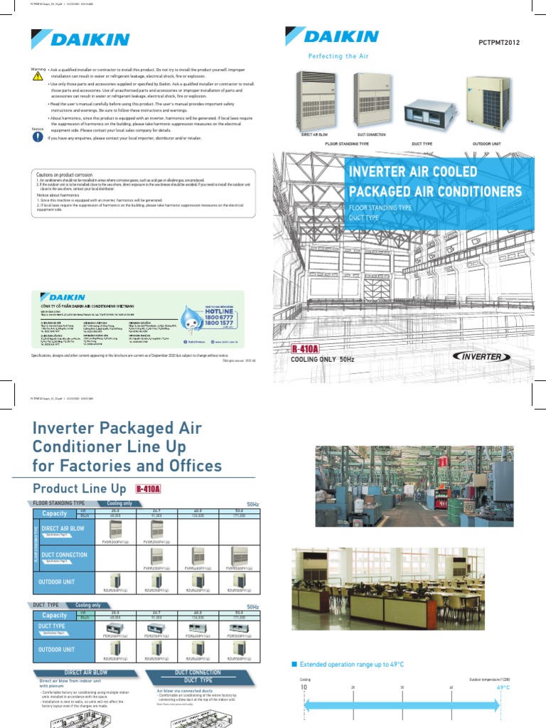 Packaged Inverter | PDF | Air Conditioning | Duct (Flow)