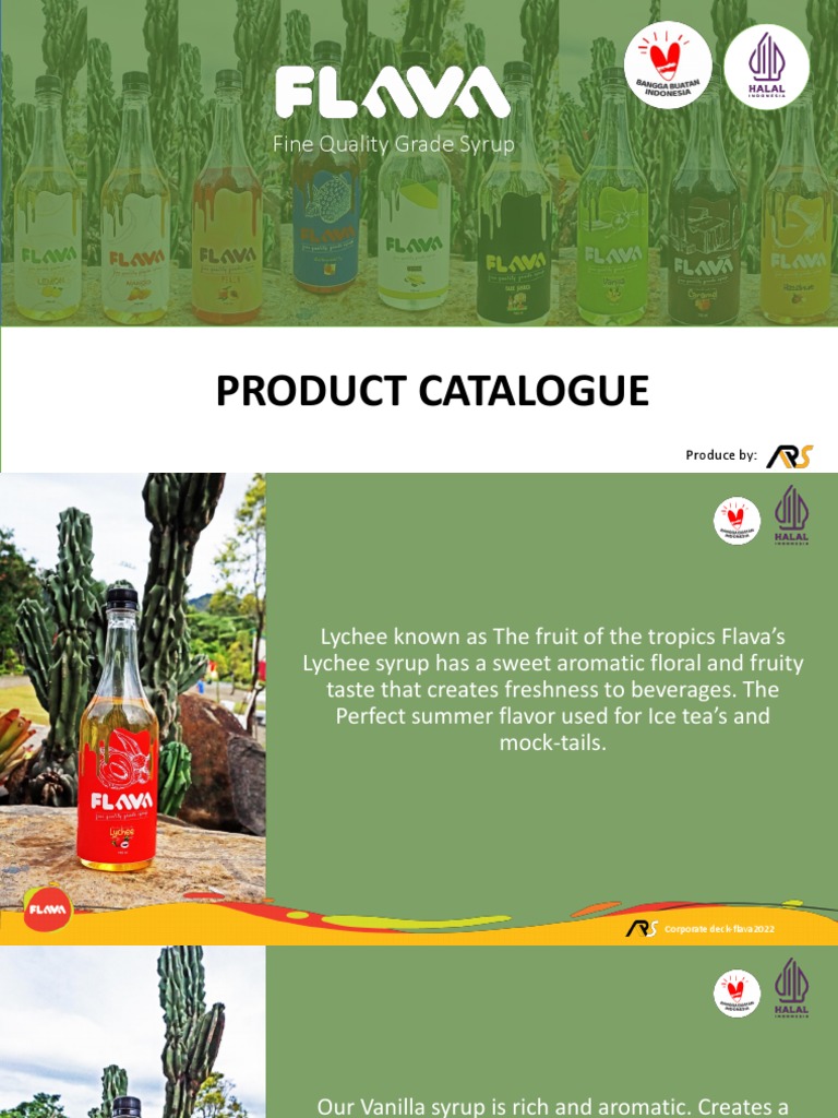 Flava Catalogue 2023 | PDF | Drink | Taste