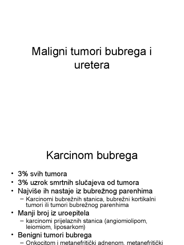 14 1 20 9 45 Maligni Tumori Bubrega Uretera | PDF