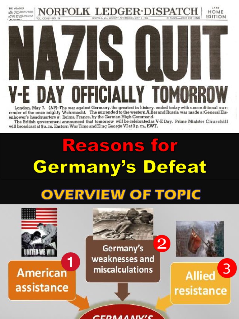 Reasons Germany's Defeat in WWII (Updated Original) | PDF | World War ...