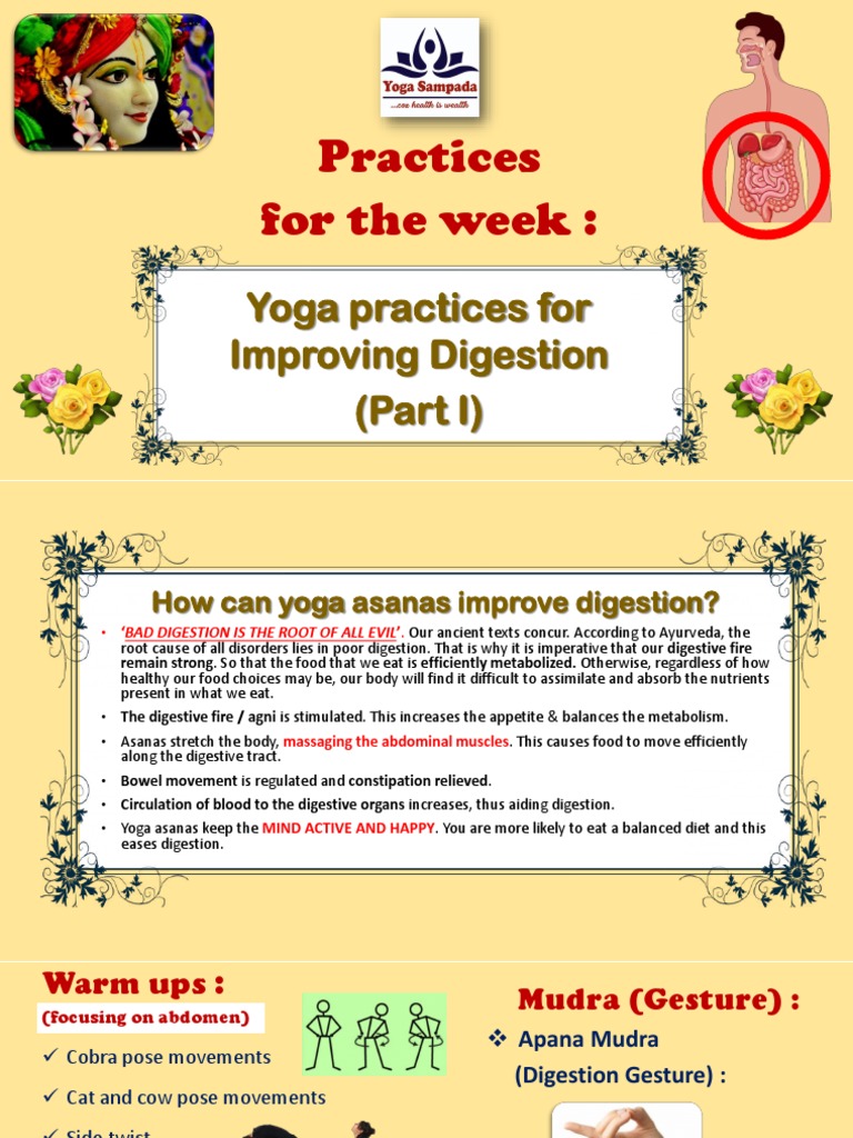Yoga for Better Digestion | PDF | Self-Improvement | Wellness