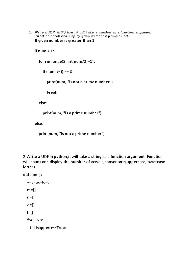 Manu Impro Cs File Python | PDF | Integer (Computer Science) | Function (Mathematics)