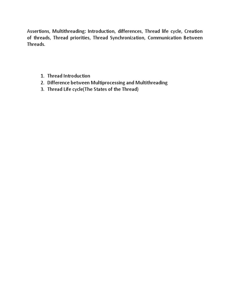 Threads Synchronization Pdf Process Computing Method Computer Programming