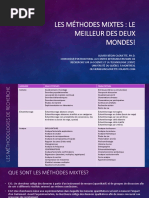Approche Mixte en Recherche Éducative | PDF | Statistiques | Science