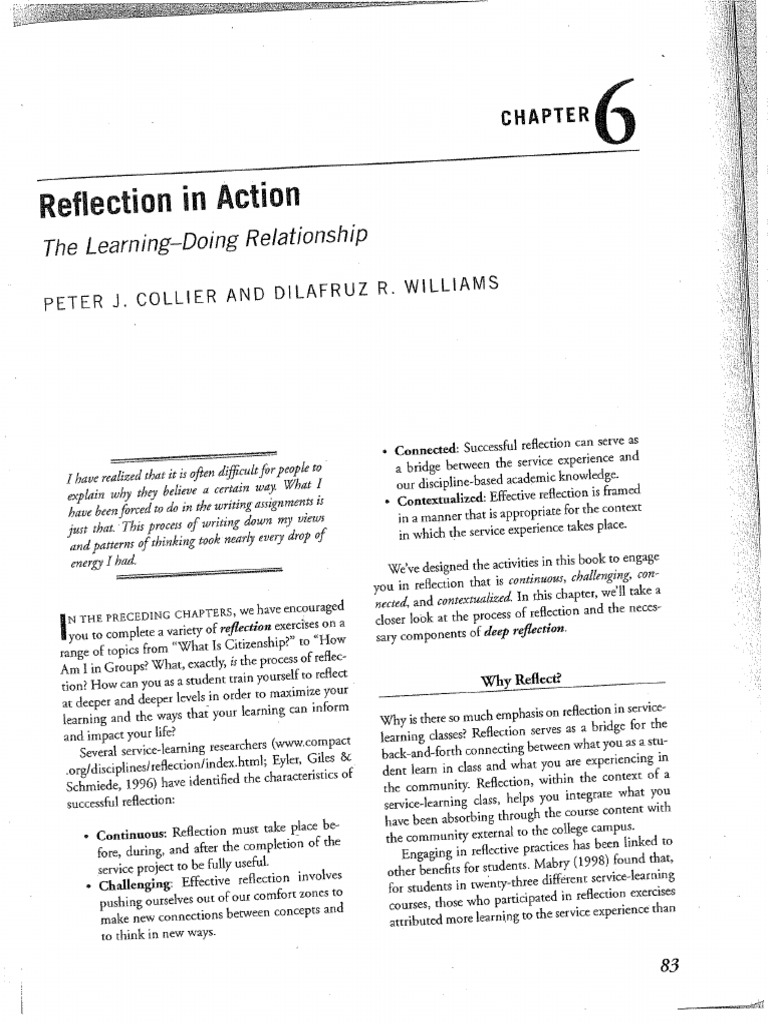 Collier Learning Through Service Chapter 6 | PDF