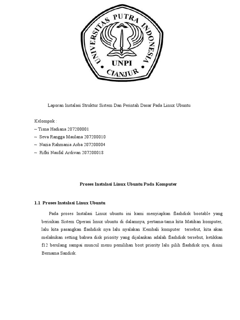 Perintah Dasar Linux Ubuntu | PDF