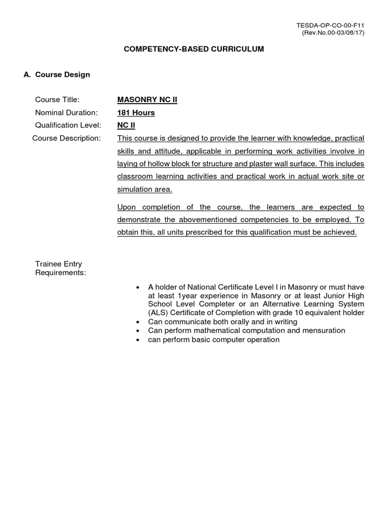 1 Competency-Based Curriculum | PDF | Learning | Gender Studies