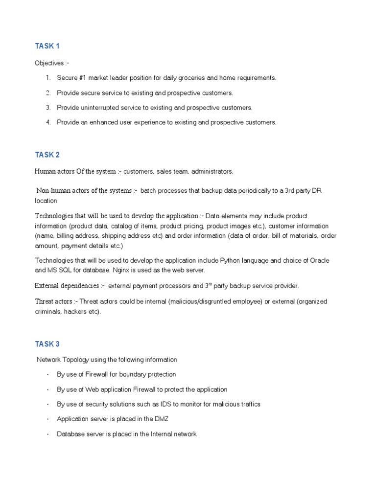 Capstone Project Solution of Threat Modeling | PDF | Databases | World Wide Web