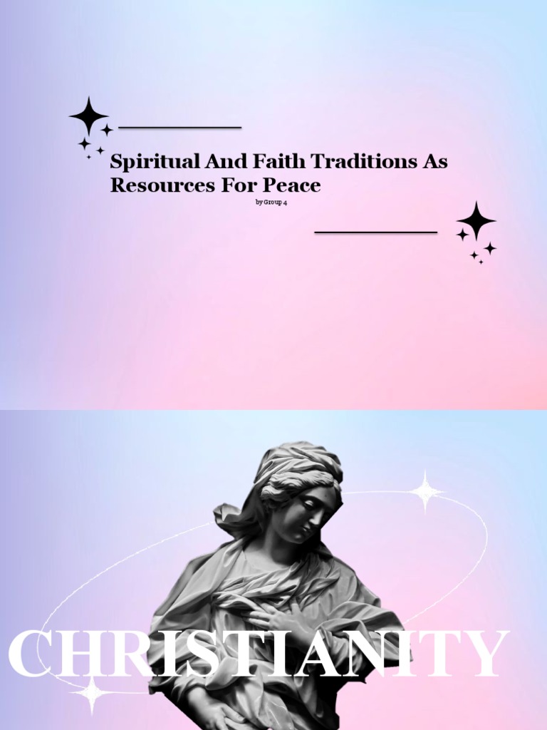 SocSci 2 Spiritual and Faith Traditions As Resources For Peace | Download Free PDF | Karma ...