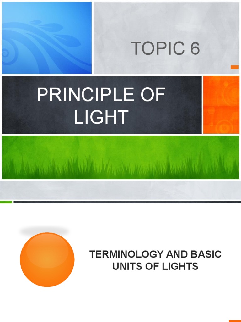 Topic 6 Principle of Light | PDF | Eye | Human Eye