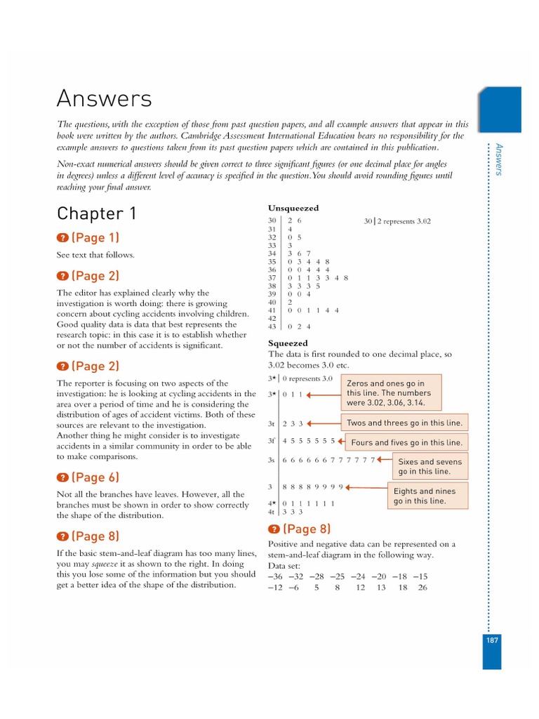 Prob & Stats Answers | PDF Prob & Stats Answers | PDF