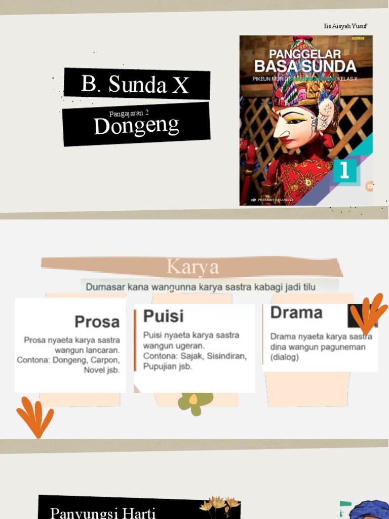 Materi B. Sunda X-Dongeng | PDF