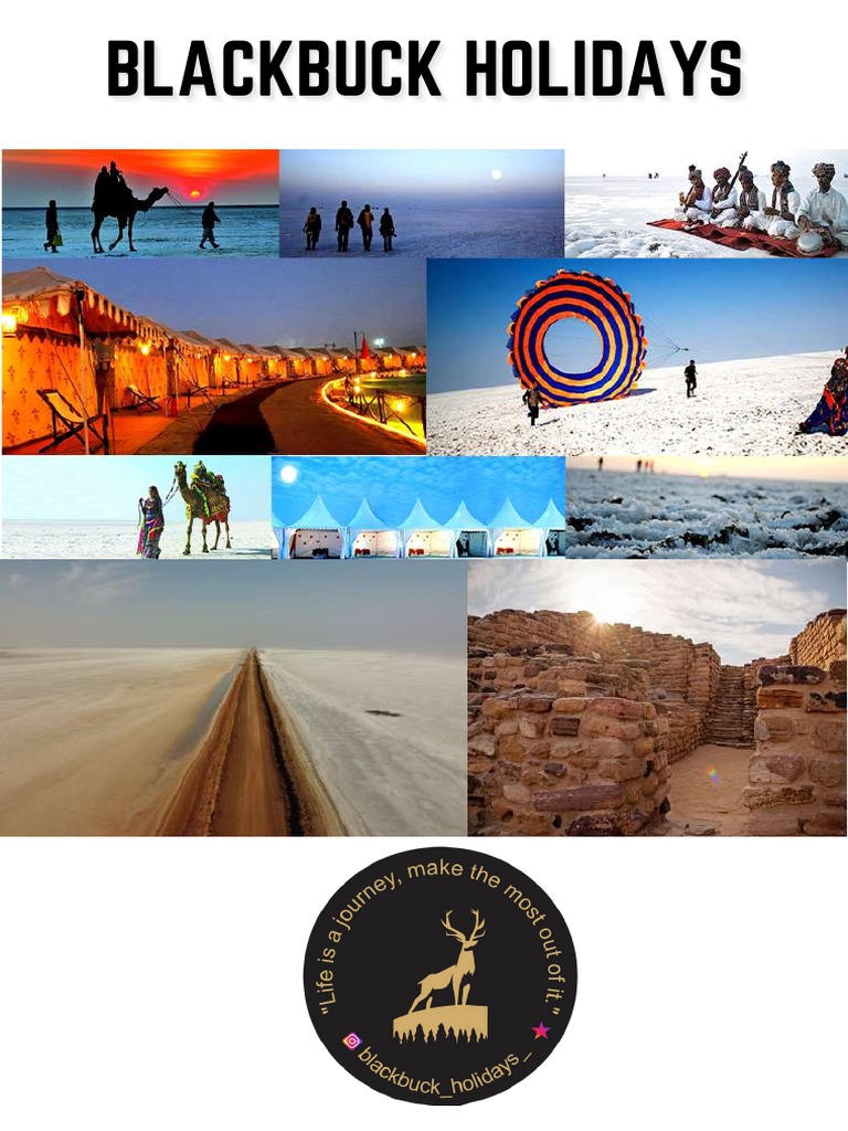 Kutch Tour Itinerary with Blackbuck Holidays | PDF | Transport