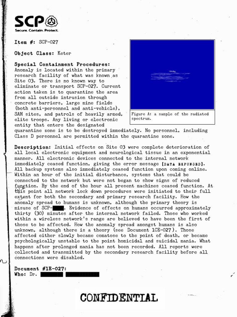 SCP-027 | PDF