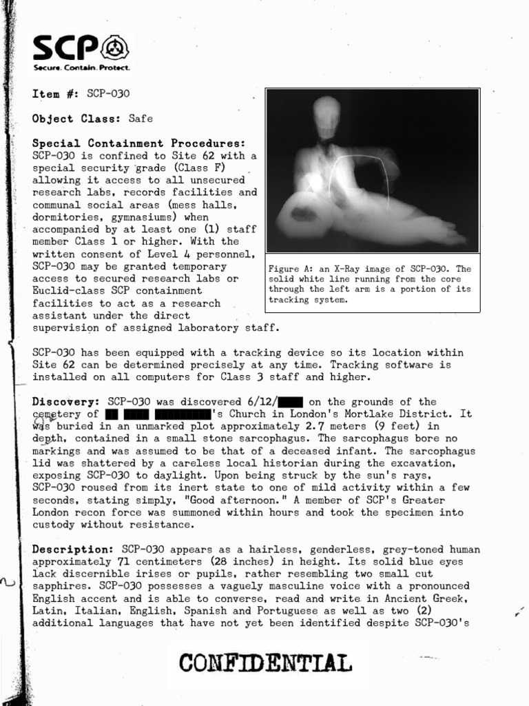 SCP-030 | PDF | Laboratories