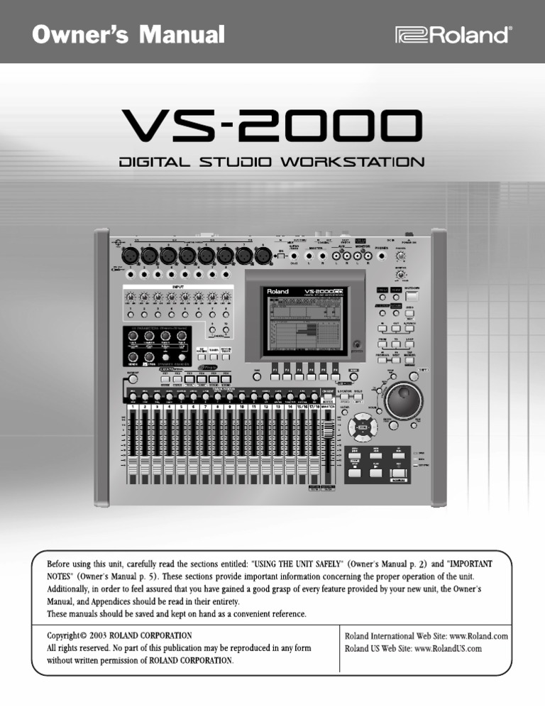 VS2000 CD | PDF | Compact Disc | Copyright