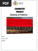 Chemistry Investigatory On "To Dye Wool and Cotton With Malachite Green ...