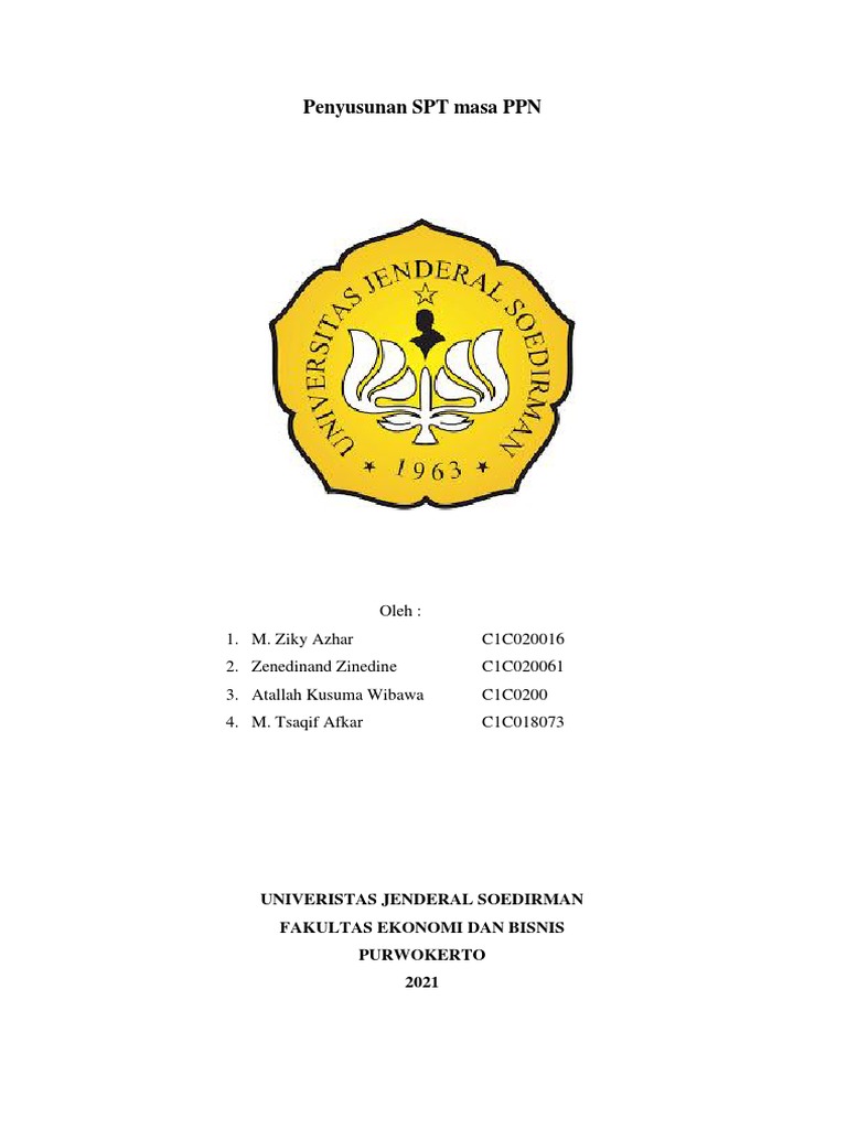 Penyusunan SPT Masa PPN | PDF