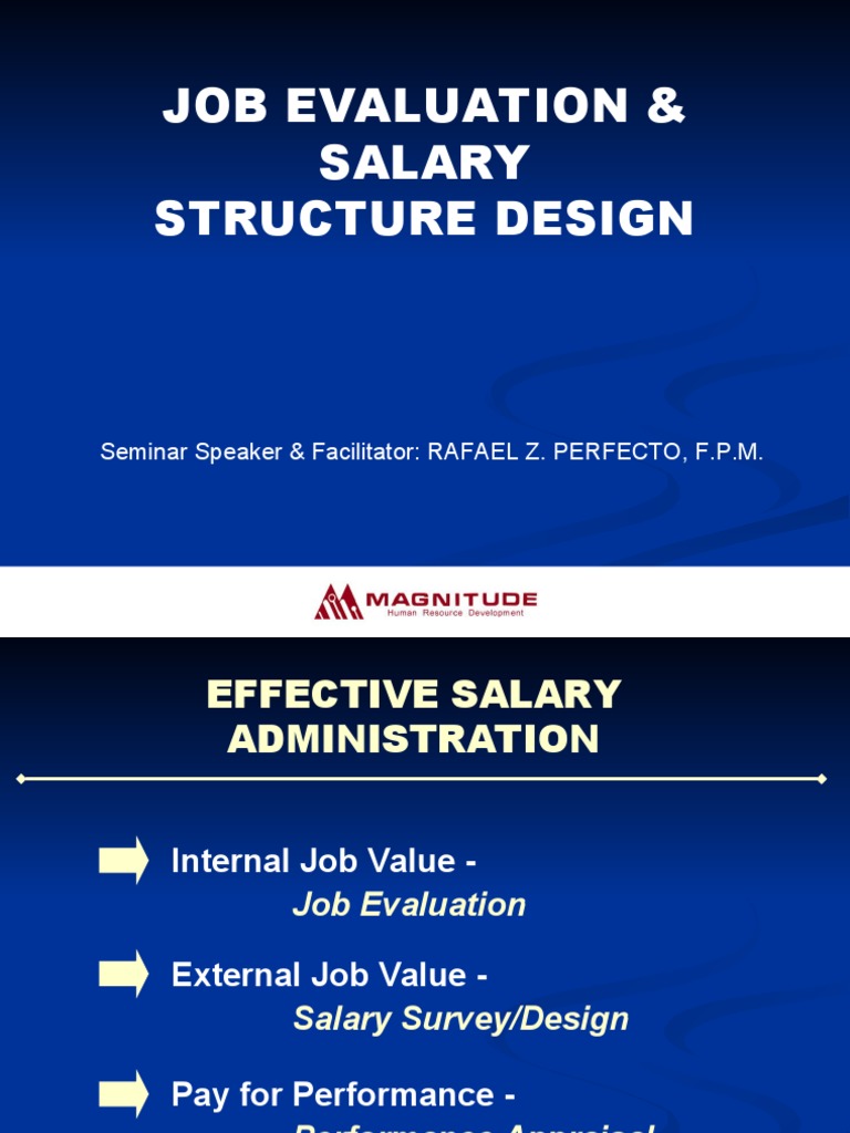 Vdocuments - MX - Job Evaluation Salary Structure Design | PDF | Salary ...