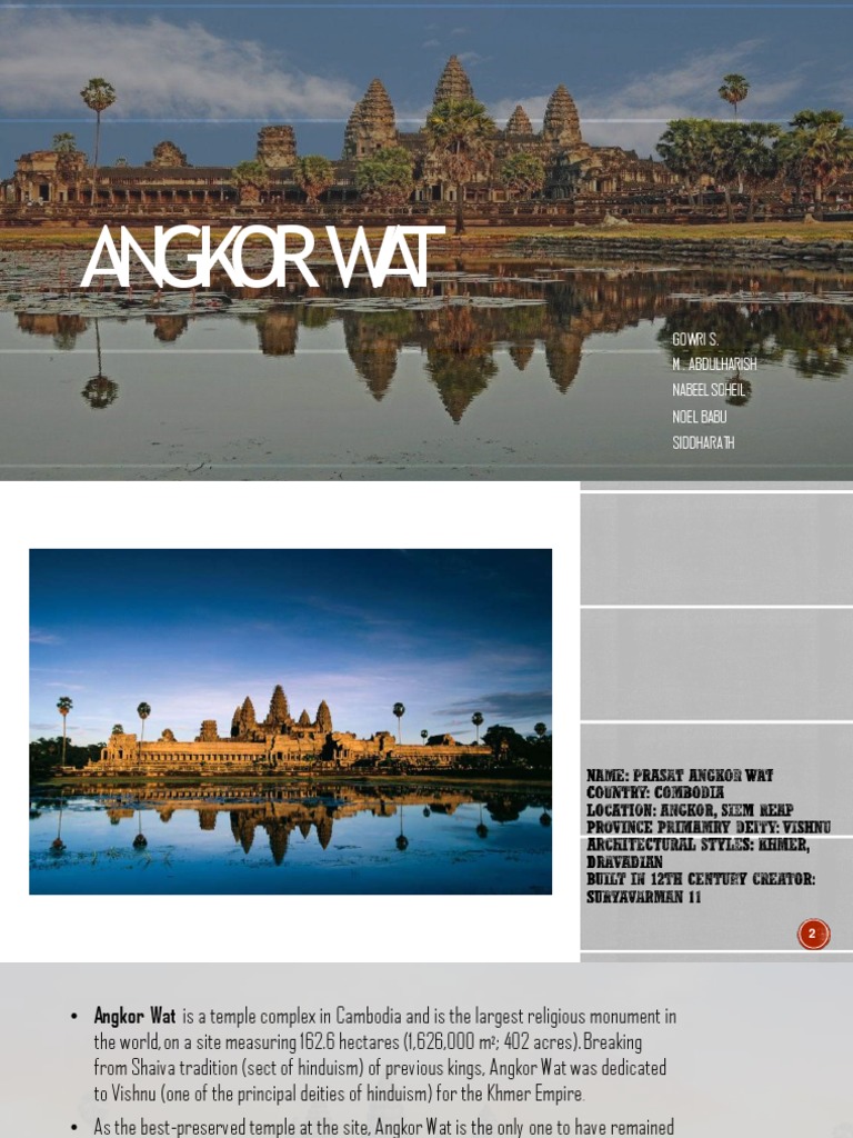 Angkor Wat | PDF | Angkor Wat | Angkor