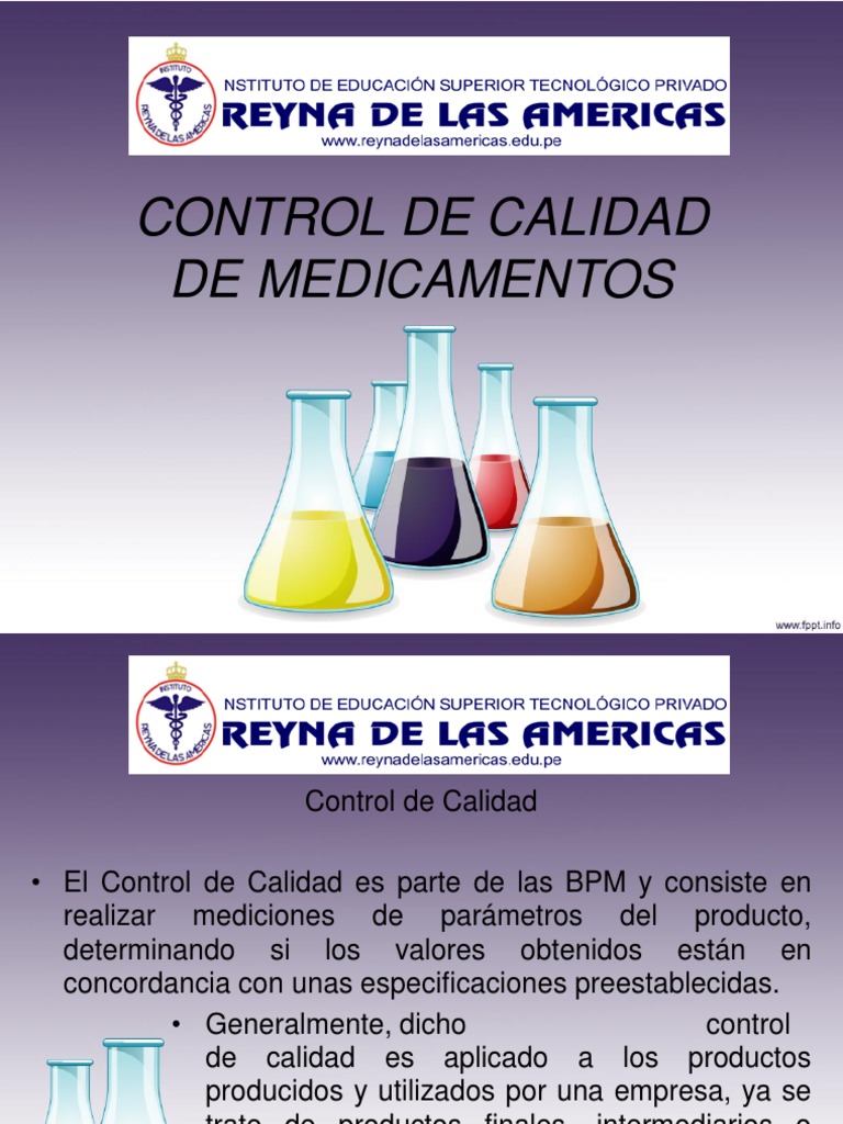 Control de Calidad de Medicamentos | PDF | Microorganismo ...