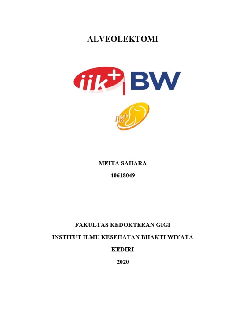 Alveolektomi Meita Sahara (40618049) | PDF | Sains & Matematika