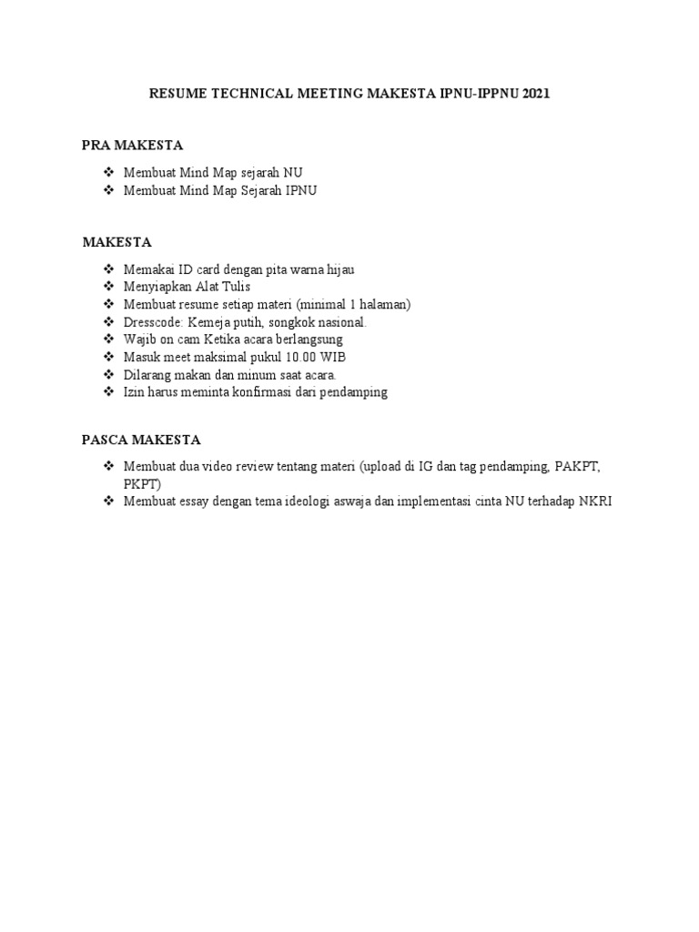 resume-technical-meeting-makesta-ipnu-pdf