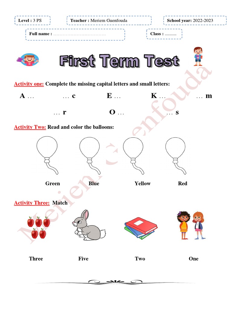 Dzexams 3ap Anglais 192605 | PDF