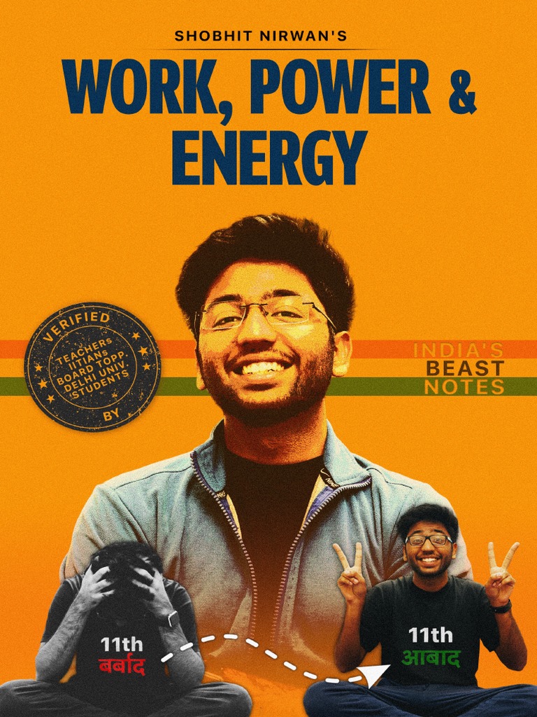Work Power and Energy Shobhit Nirwan.. | PDF | Potential Energy | Collision