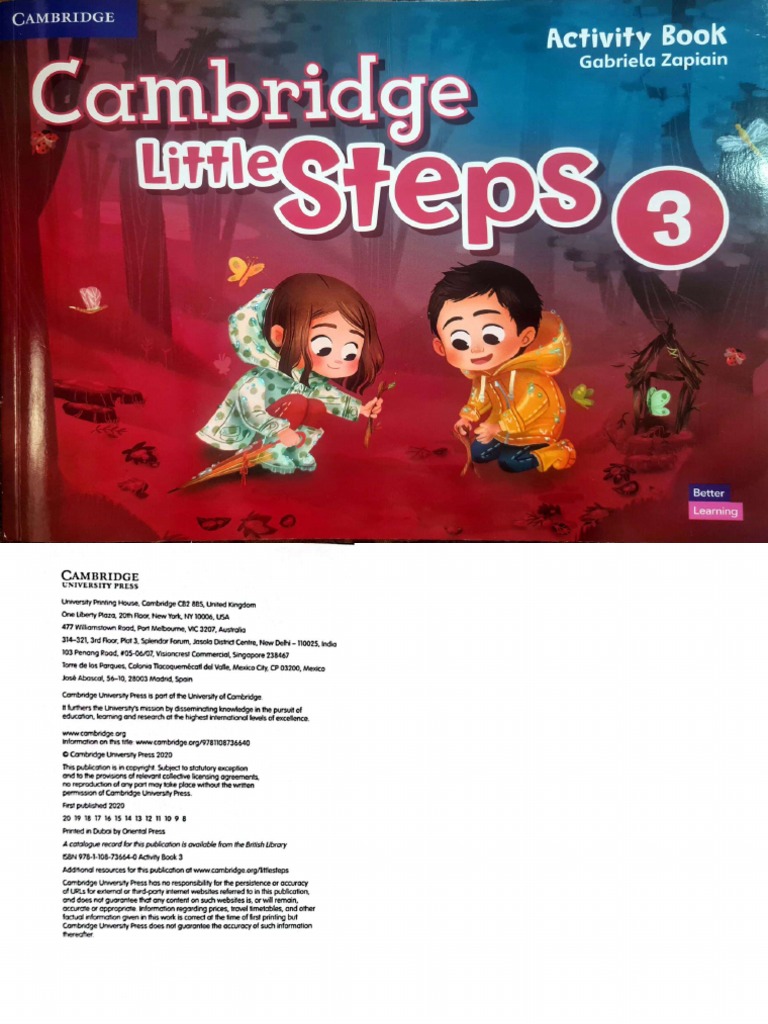 Cambridge Little Step 3 Activity Book Gabrriela Zapiain | PDF