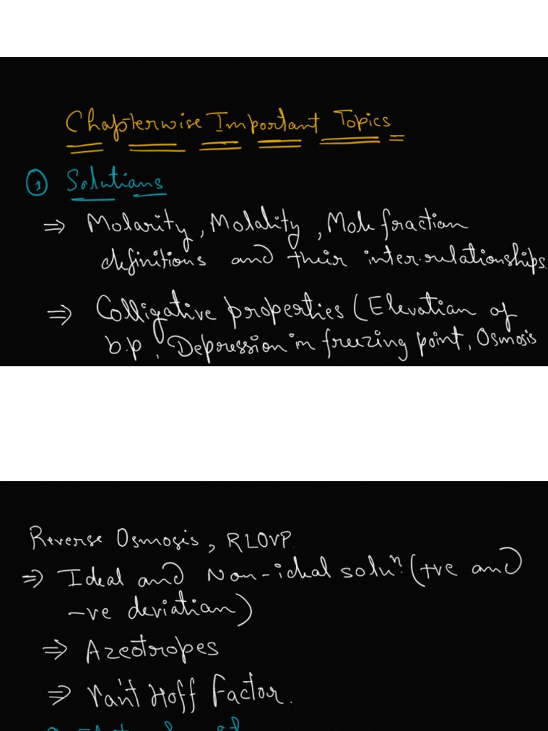 Important Topics | PDF
