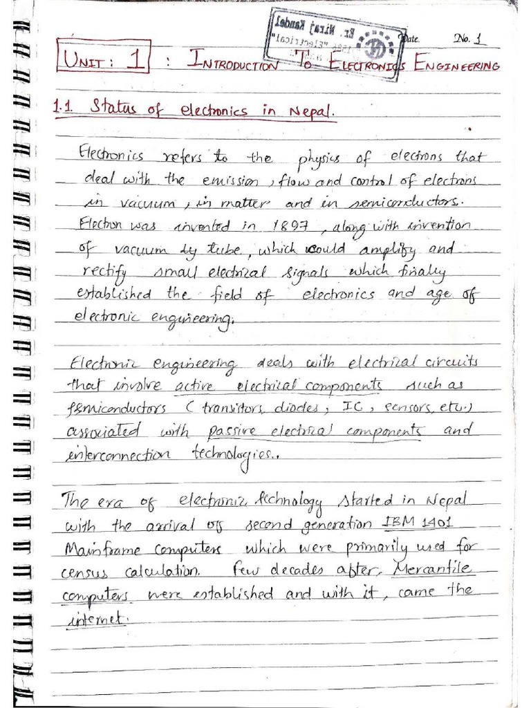 Basic Electronics DME by Niraj Kandel | PDF