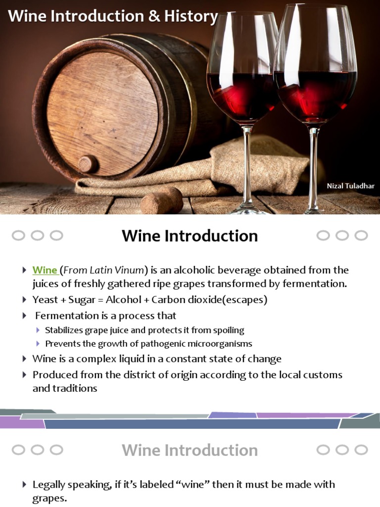 Wine Introduction & History | PDF | Wine | Vitis