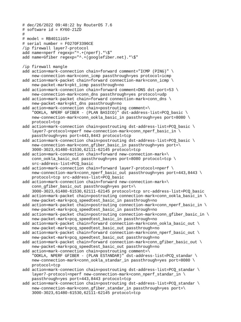 QoS + PCQ Mikrotik | PDF | Cyberspace | Information Age