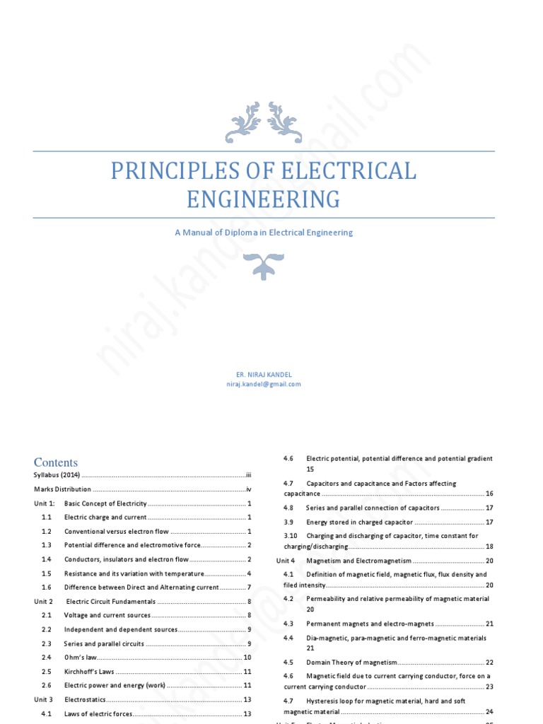 PEE by Niraj Kandel - Student Version | PDF | Electric Power | Voltage