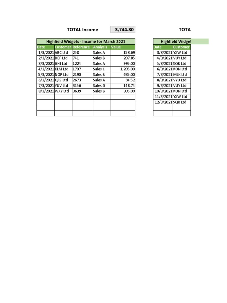 Income & Expenditure Spreadsheet | PDF Income & Expenditure Spreadsheet | PDF