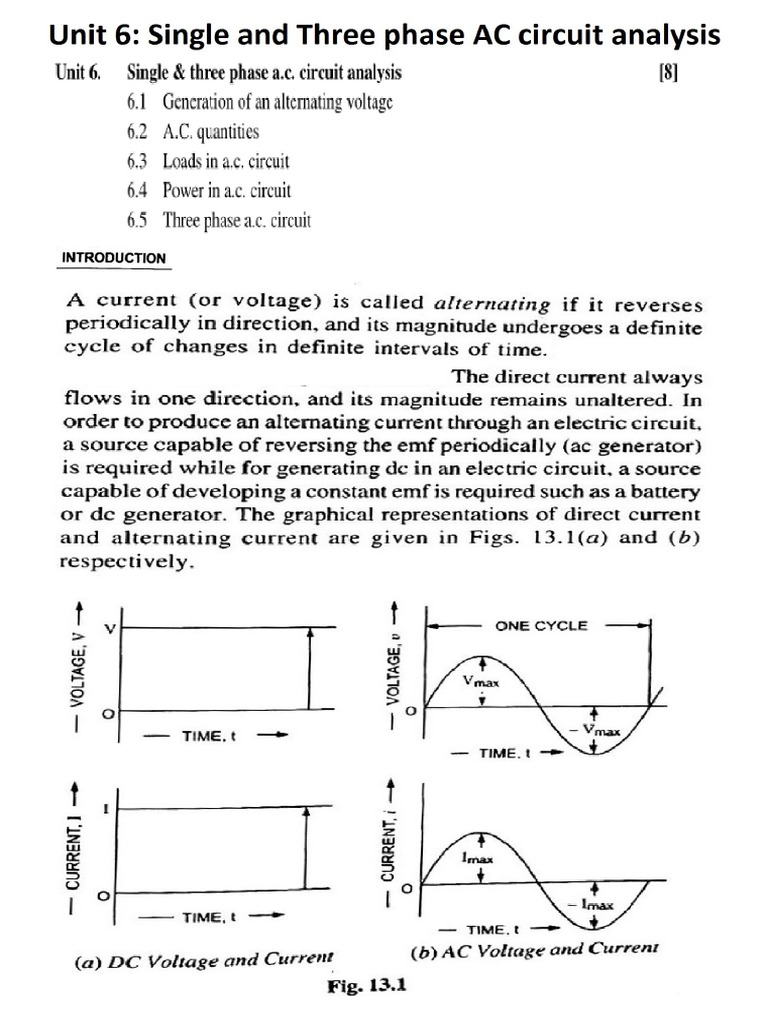 6 AC Circuit Analysis | PDF