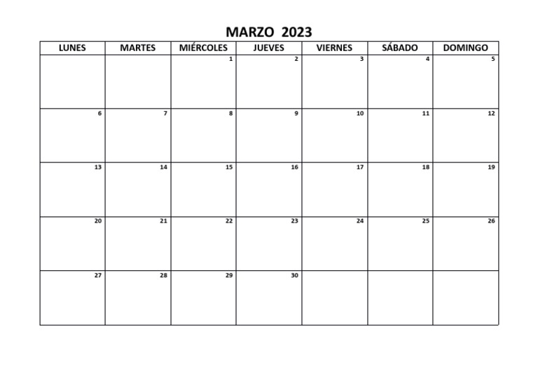 Marzo | PDF
