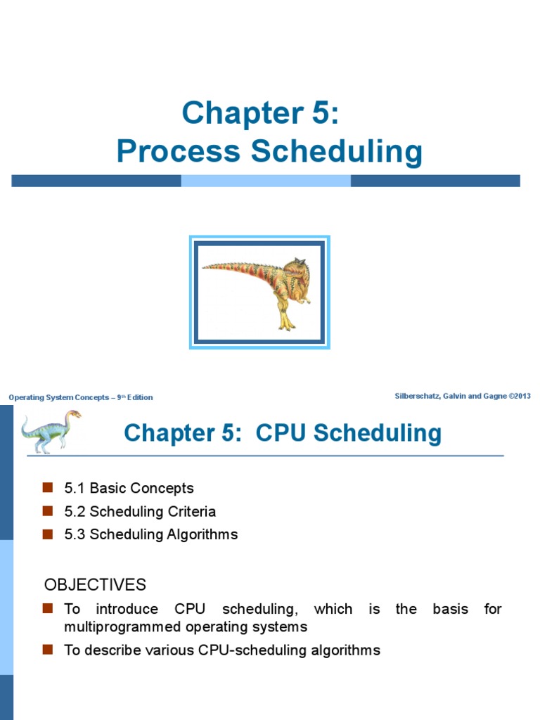 CH 5 Process Scheduling | PDF | Scheduling (Computing) | Process (Computing)